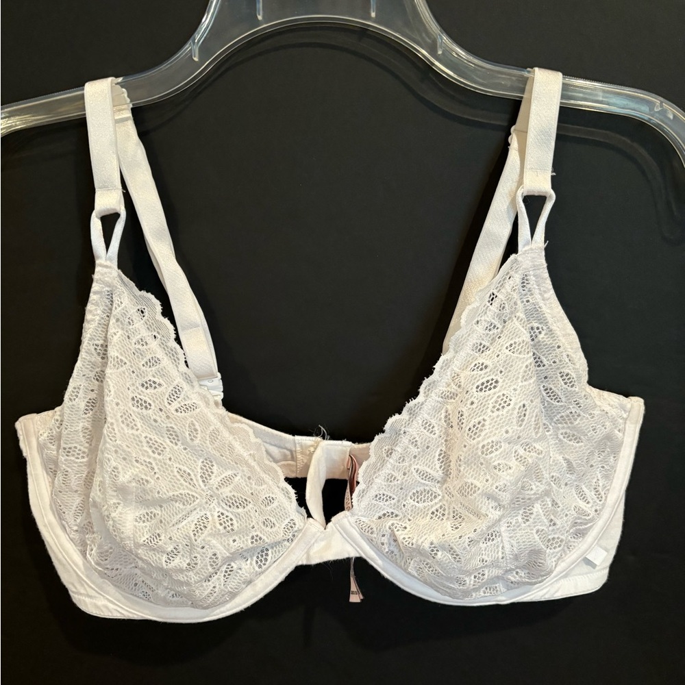 Victoria’s Secret White Unlined Demi Bra 38dd - Gem